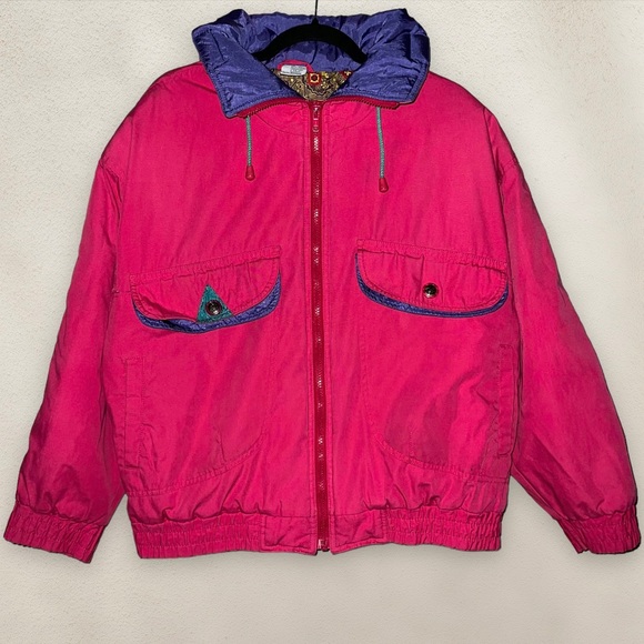 Misty Valley | Jackets & Coats | Vintage 9s Misty Valley Zipup Bright ...